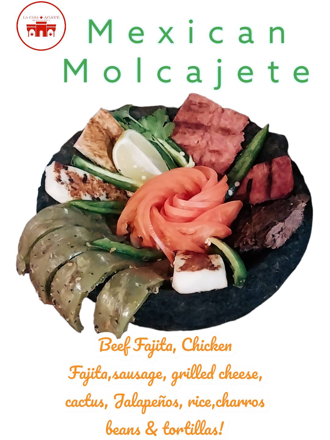 Menu at La Casa Agave Mexican Grill restaurant, Pinehurst