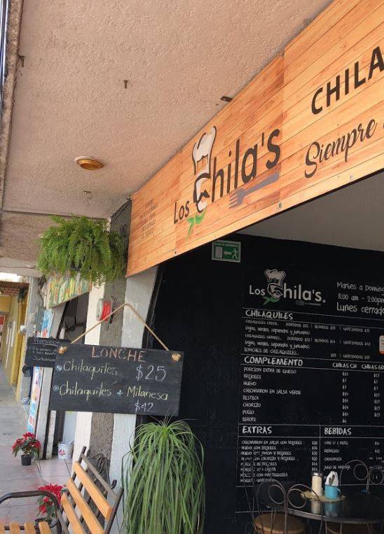 Carta del restaurante Los Chila's, Santa Anita