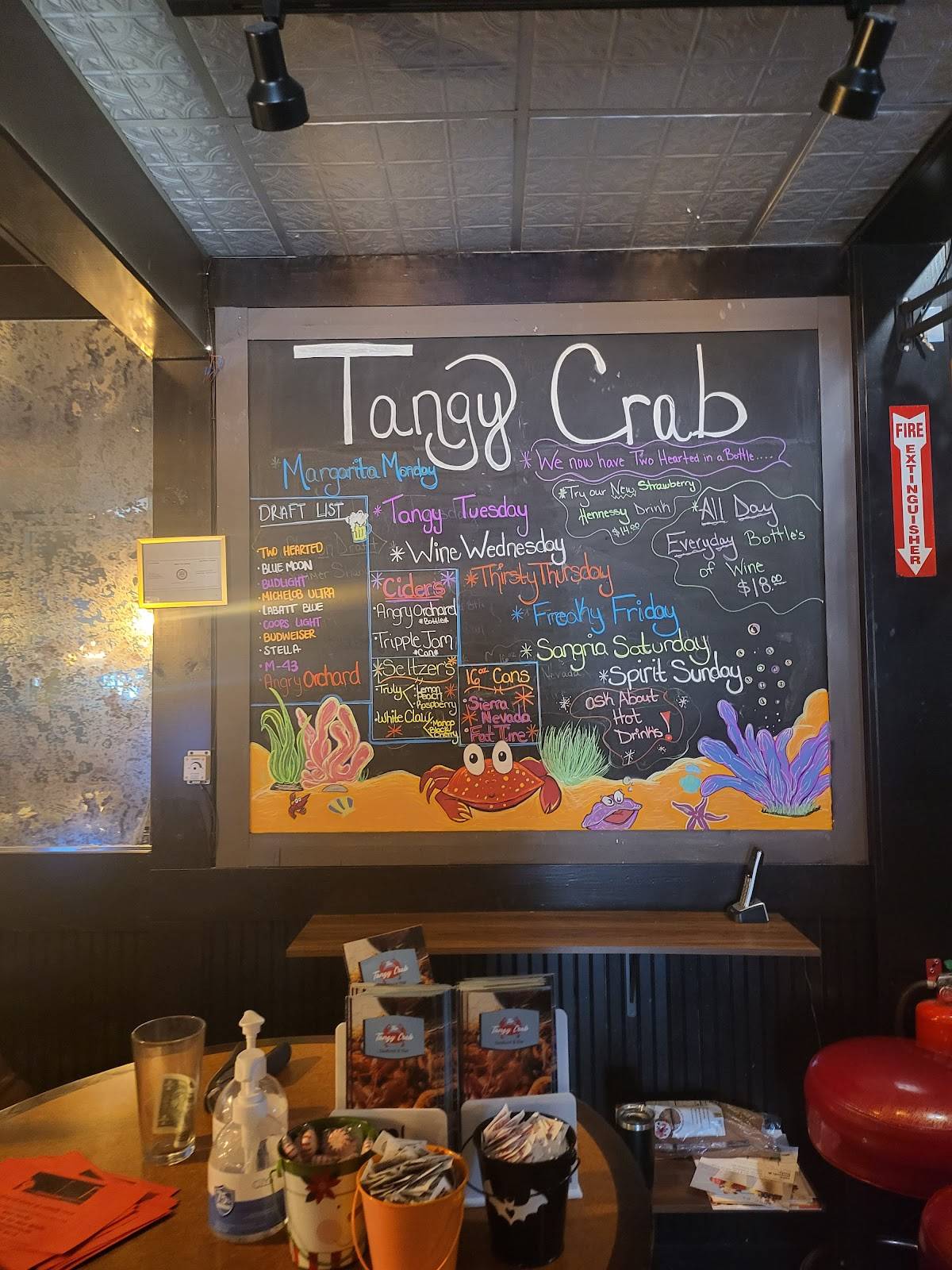 Menu at The Tangy Crab - Cajun Seafood and Bar, Lansing