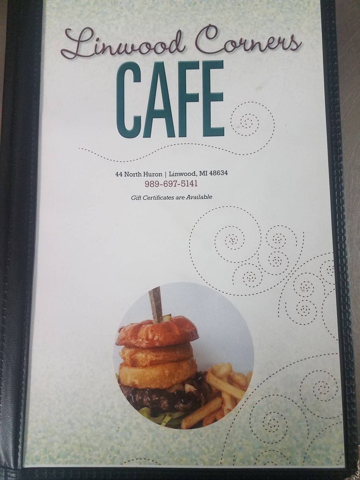 Menu at Linwood Corners Cafe, Linwood