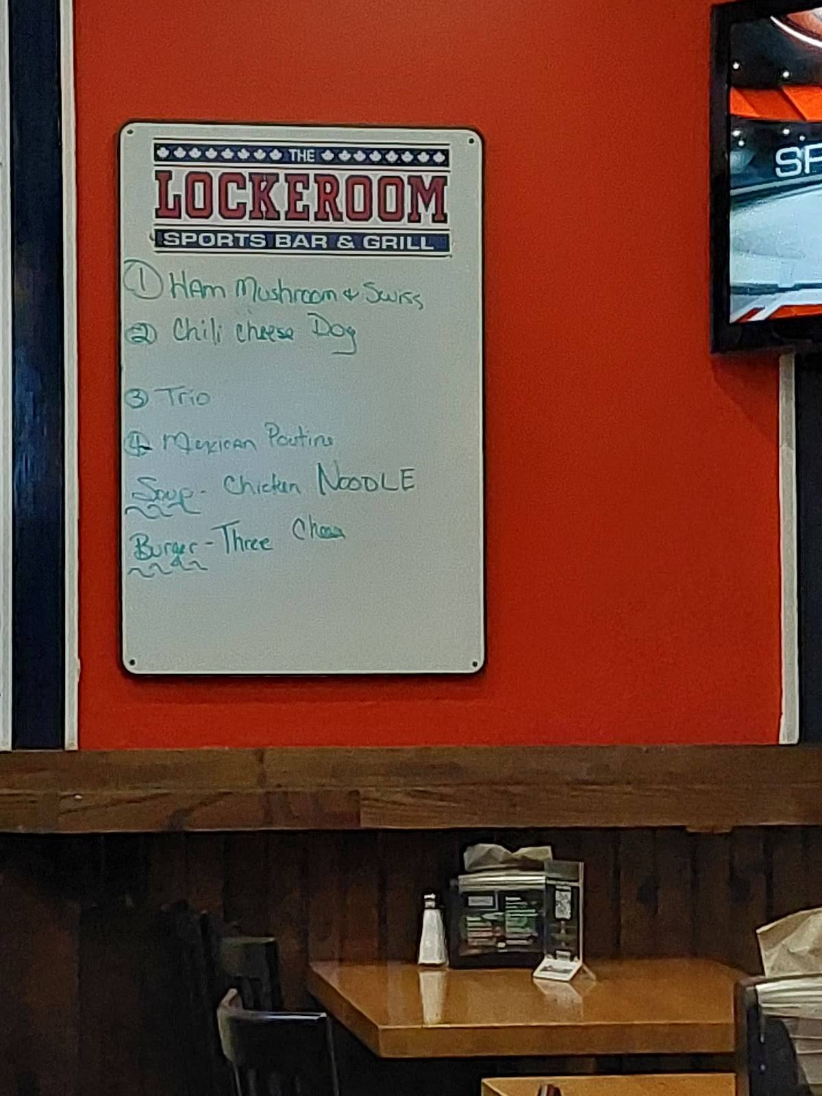 Menu at Lockeroom pub & bar, Barrie