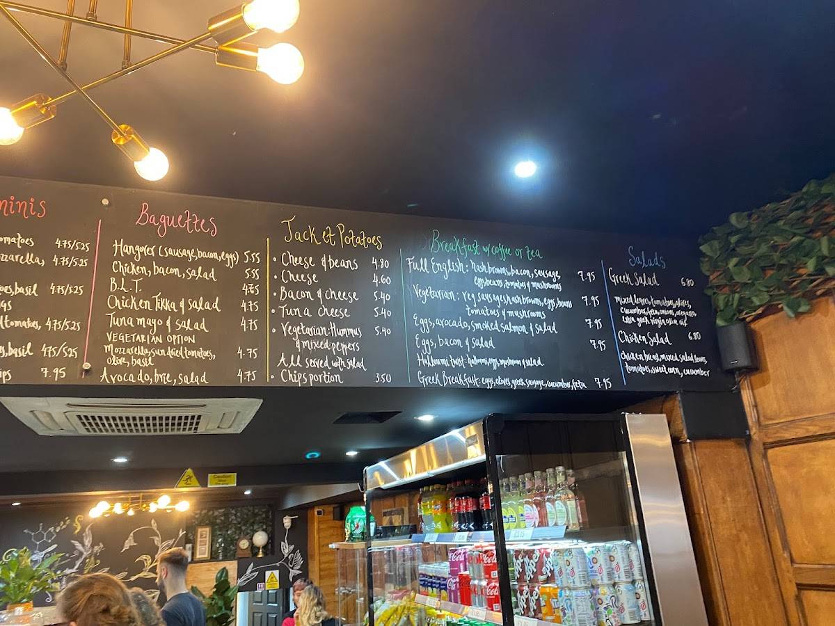 Menu at Love Coffee Co. High street cafe, Oxford