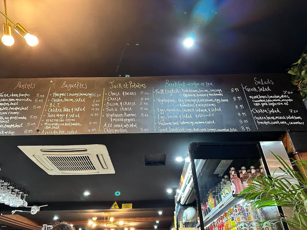 Menu at Love Coffee Co. High street cafe, Oxford