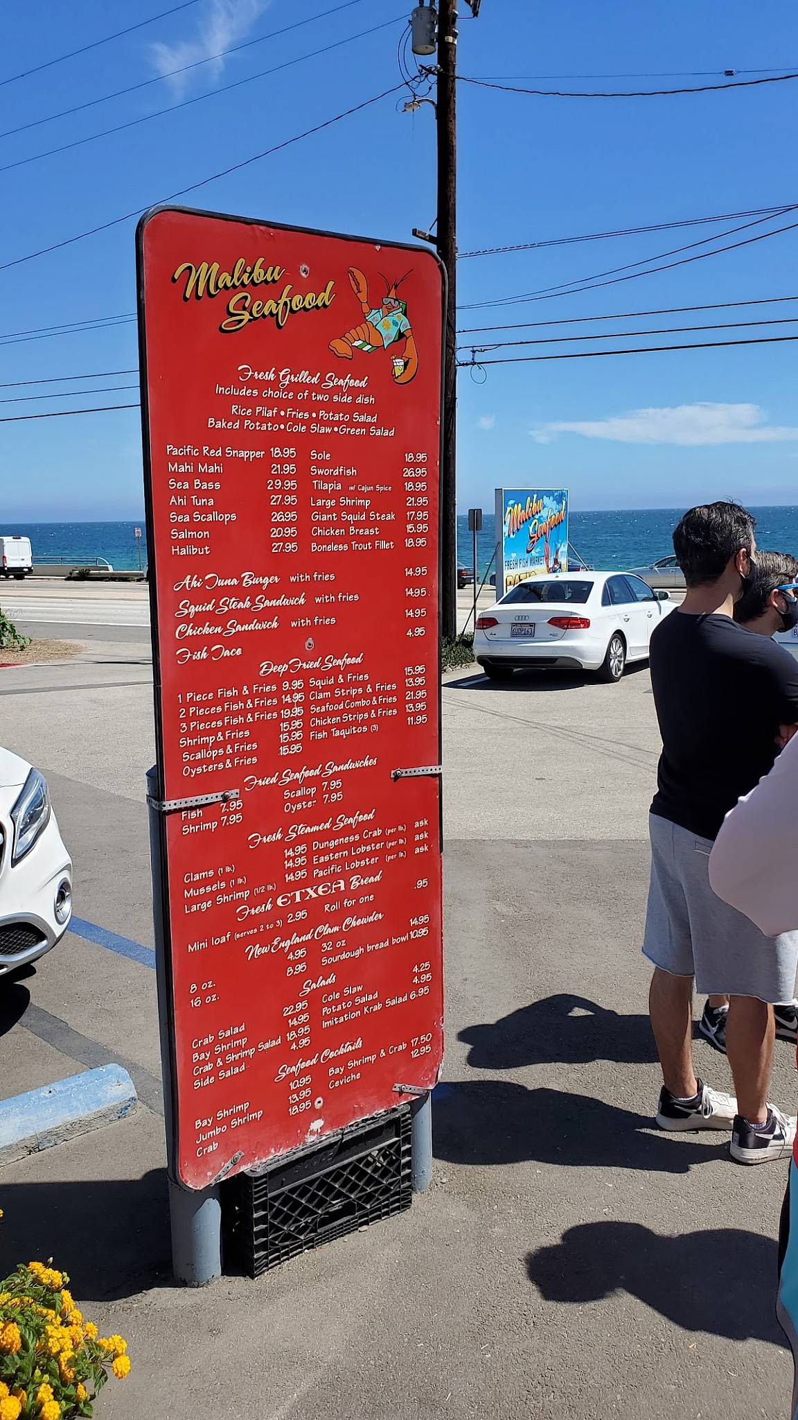 Menu at Malibu Seafood Fresh Fish Market & Patio Cafe, Malibu