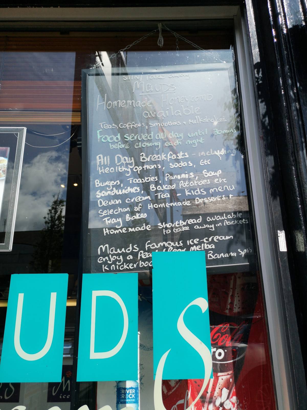 Menu at Mauds, Ballynahinch