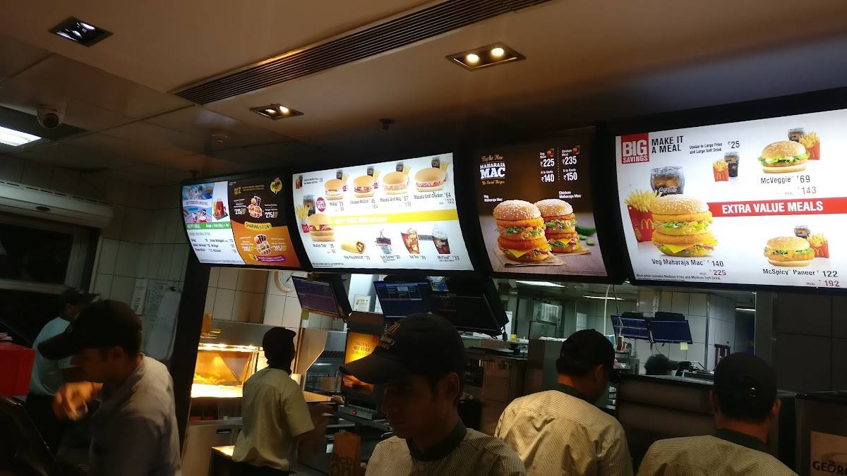 Menu at McDonald's India, Gurugram, Ground Floor