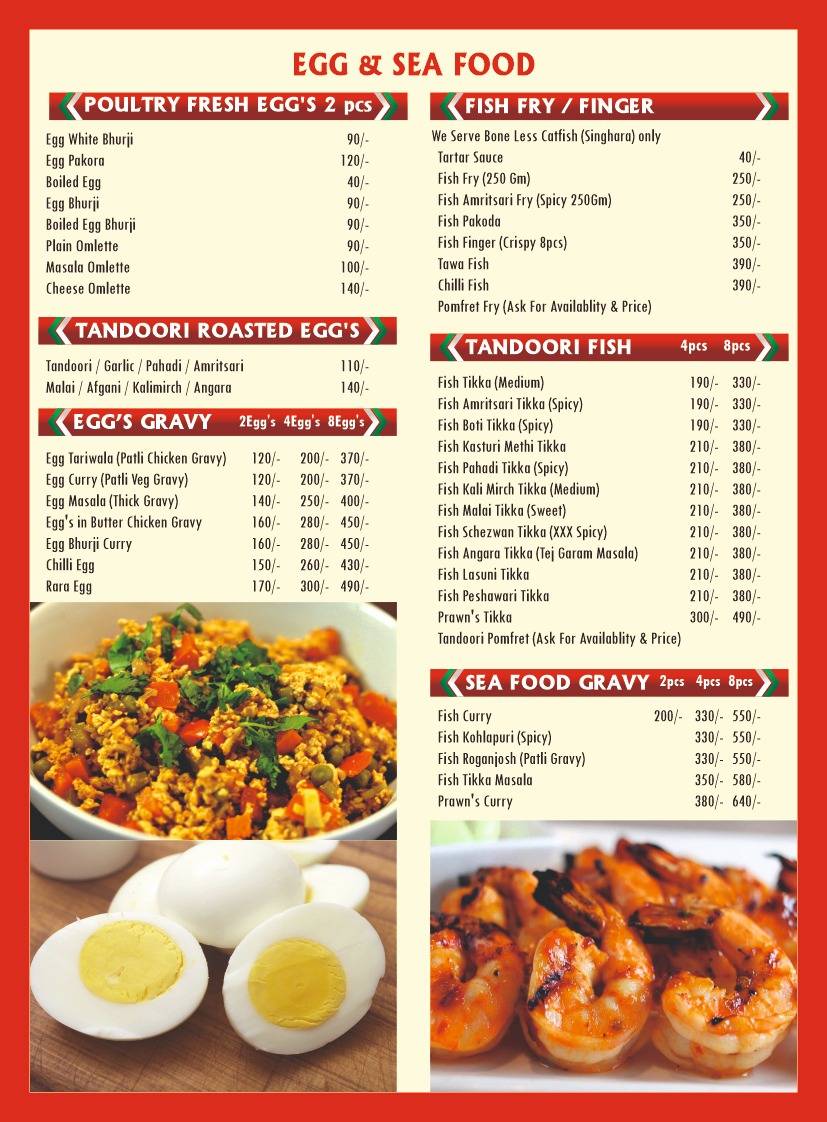Menu at Mr.Singh's Restaurant, Indore, G-1