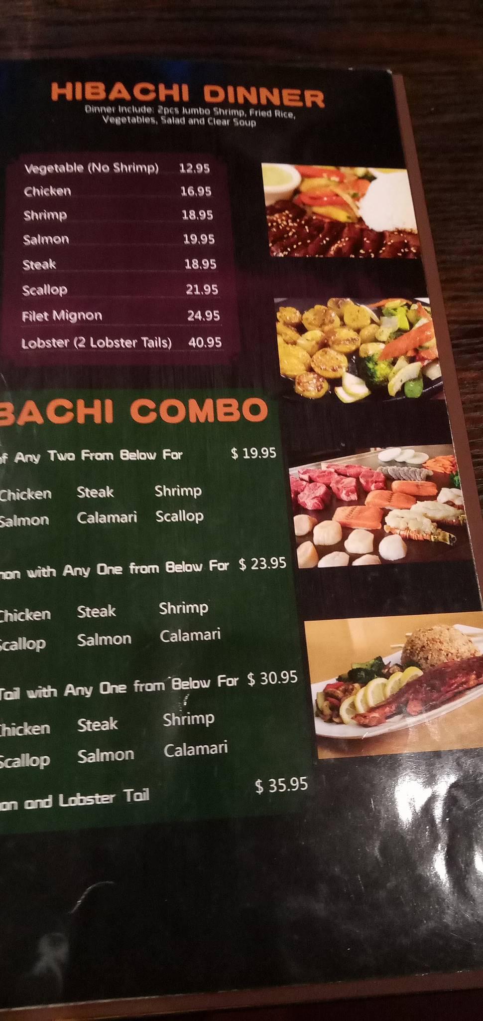 Menu at Mizu Sushi Bar & Grill, Niles
