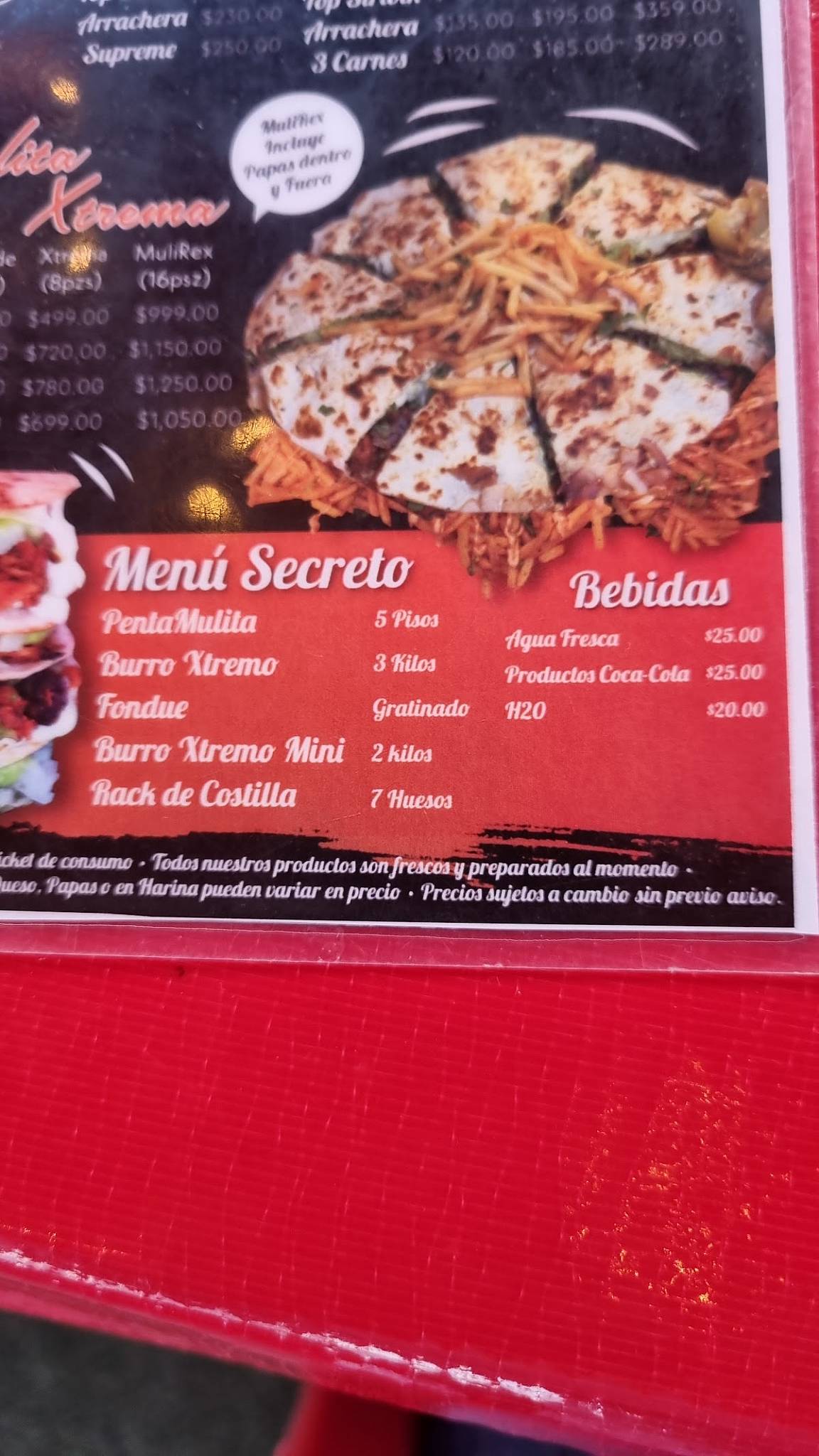 Menu at.Nos mudamos a Gastro17.. A espaldas del pockets Rio restaurant ...