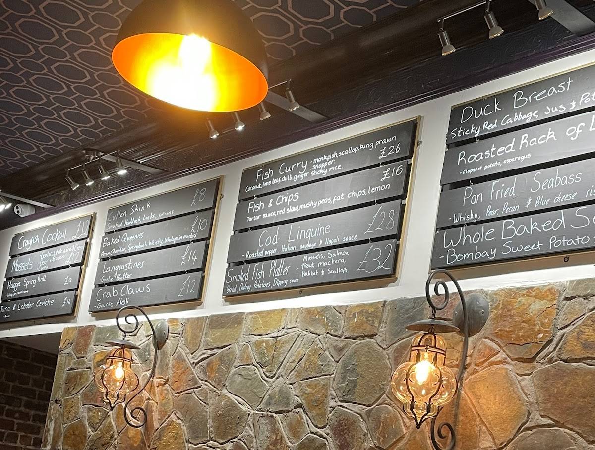 Menu at Number Forty Two restaurant, Campbeltown