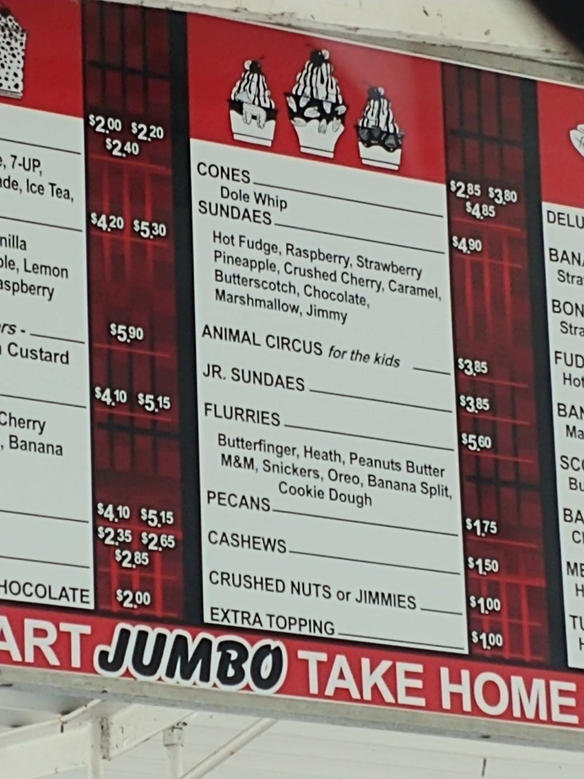 Menu at Kiltie Drive-In restaurant, Oconomowoc, N48W36154 E Wisconsin Ave