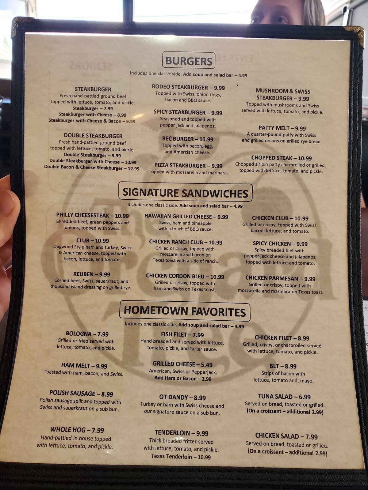 Menu at Orchard Tree desserts, Van Wert