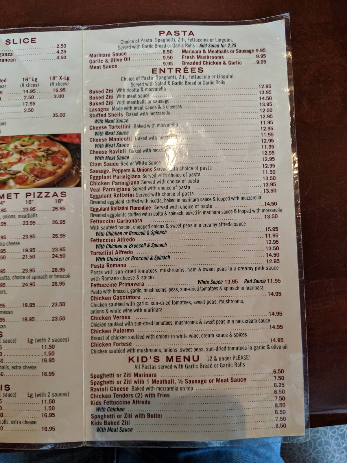 Menu at Original Anthony's NY Pizza - Casselberry FL pizzeria ...