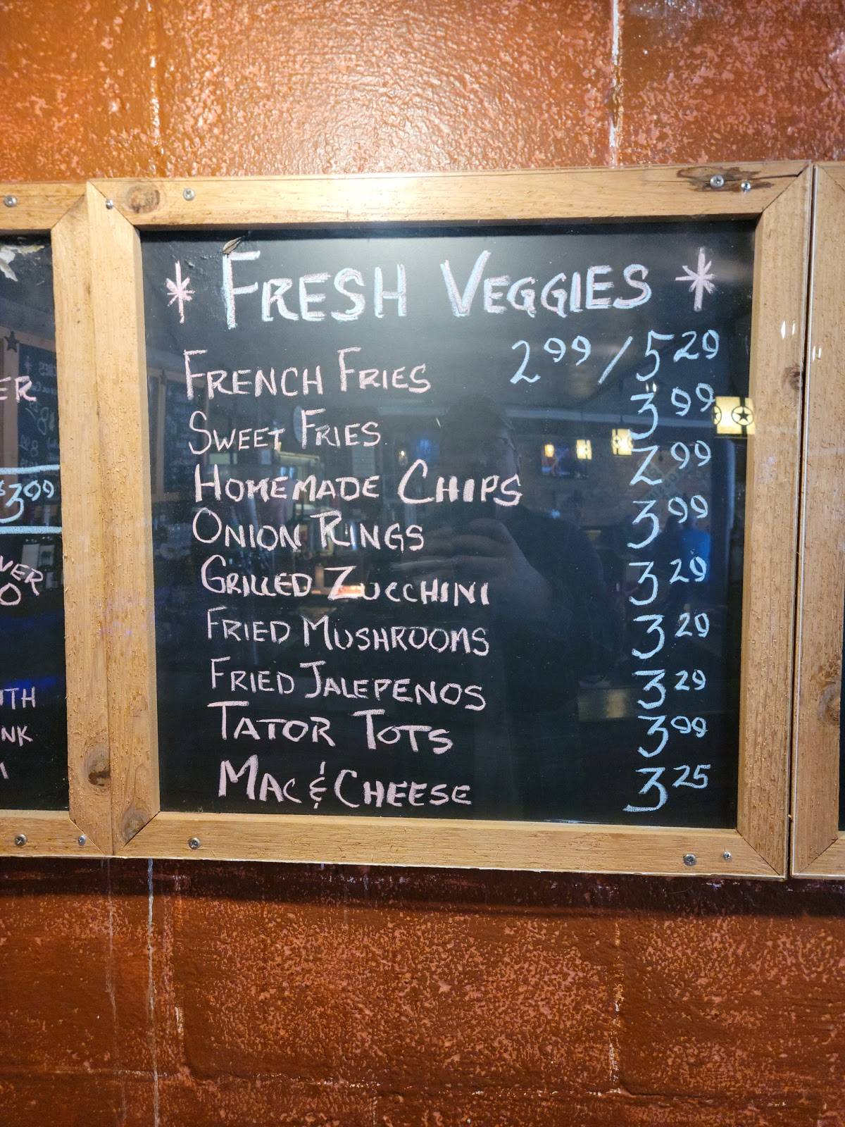 Menu at Outlaw Burgers & BBQ, Justin