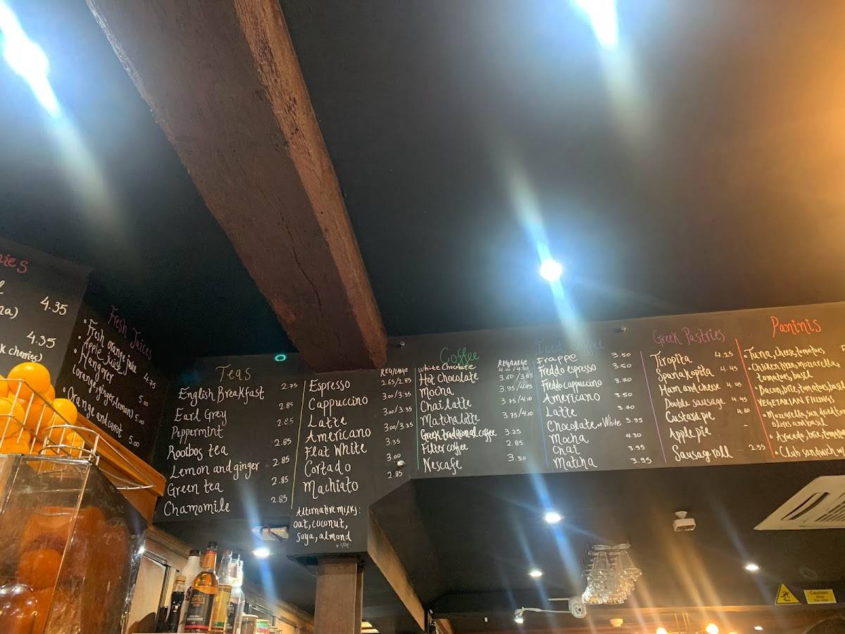 Menu at Love Coffee Co. High street cafe, Oxford