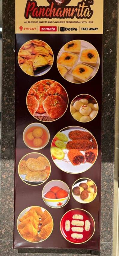 Menu at Panchamrita Food Sweets Sweets near me Sweets and snacks ...