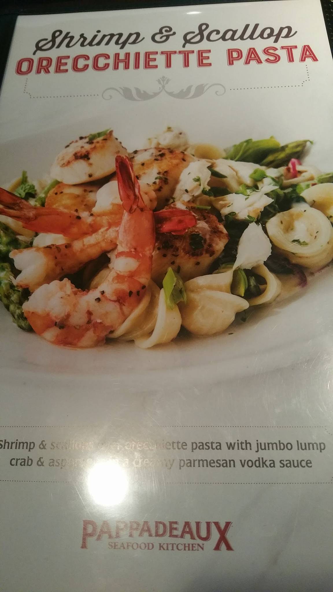 Menu at Pappadeaux Seafood Kitchen pub & bar, Pharr, W Expy 83