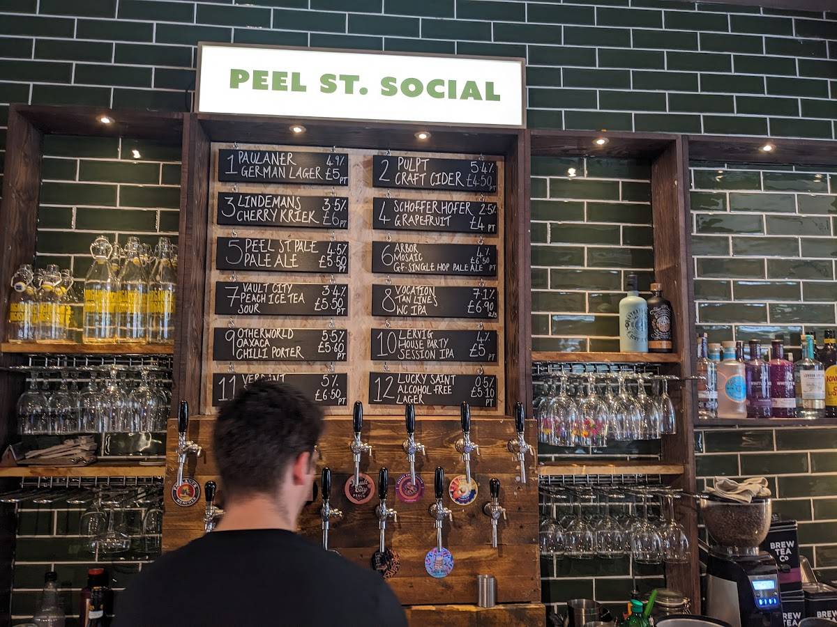 Menu at Peel St. Social pub & bar, Marsden, 1 Peel St