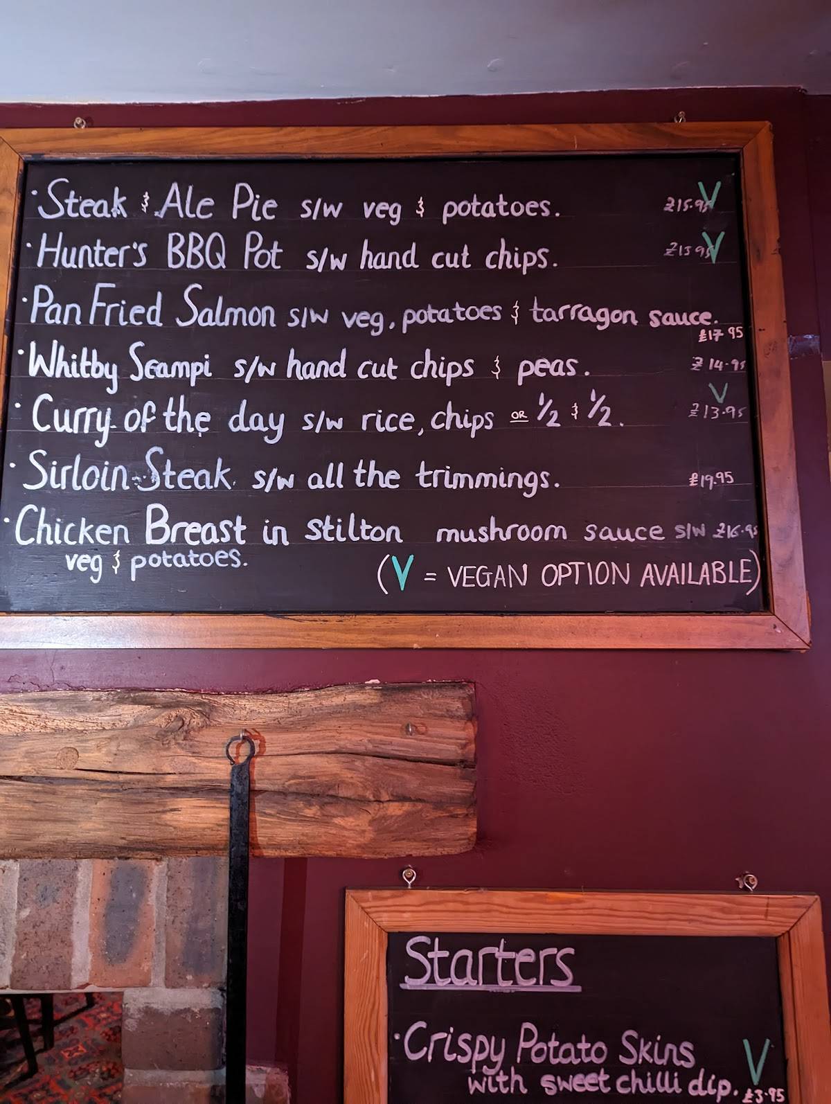 Menu at The Middleton Arms pub & bar, Pickering