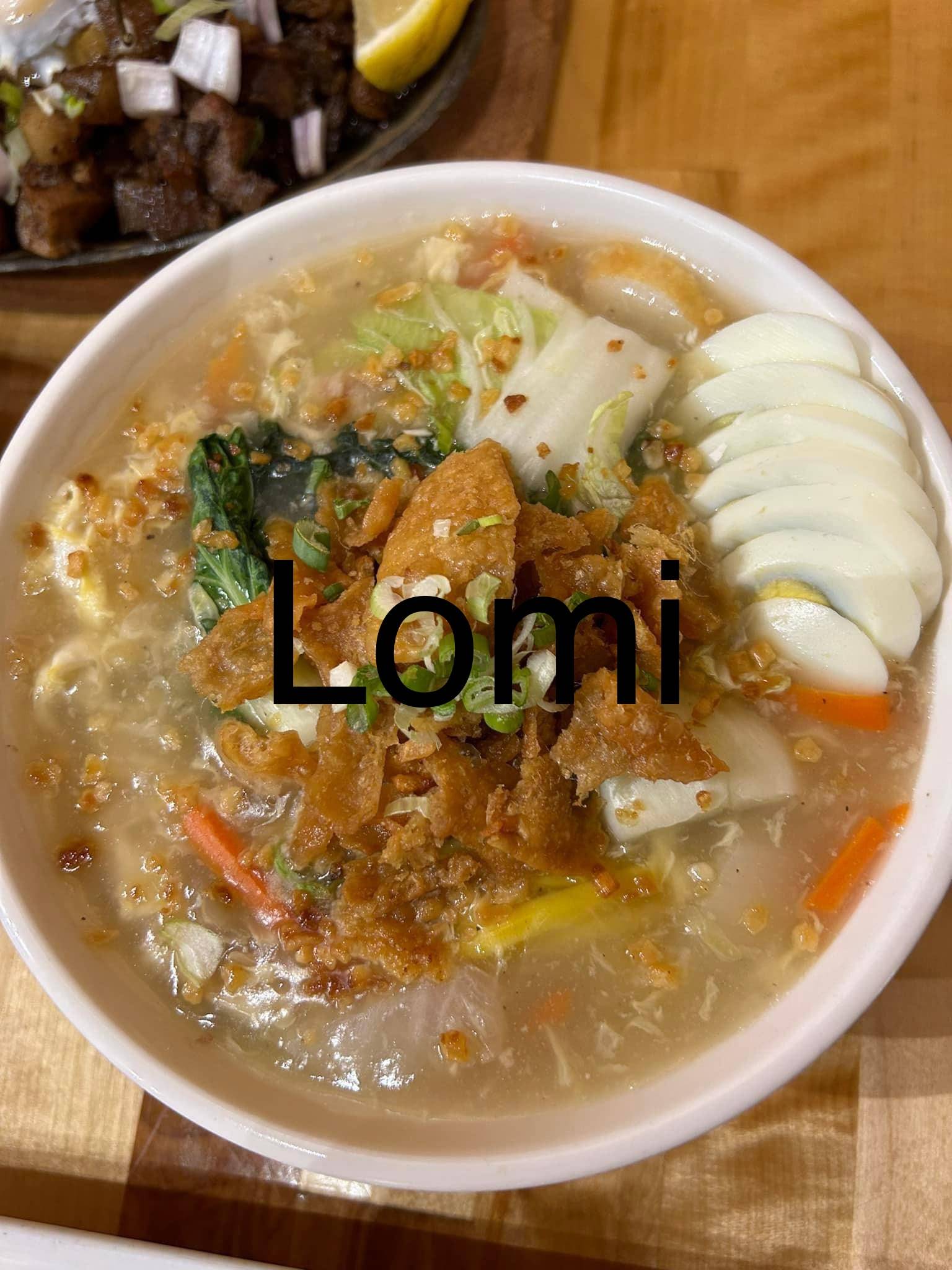 Menu au Pinoy Pansitan restaurant, Montréal