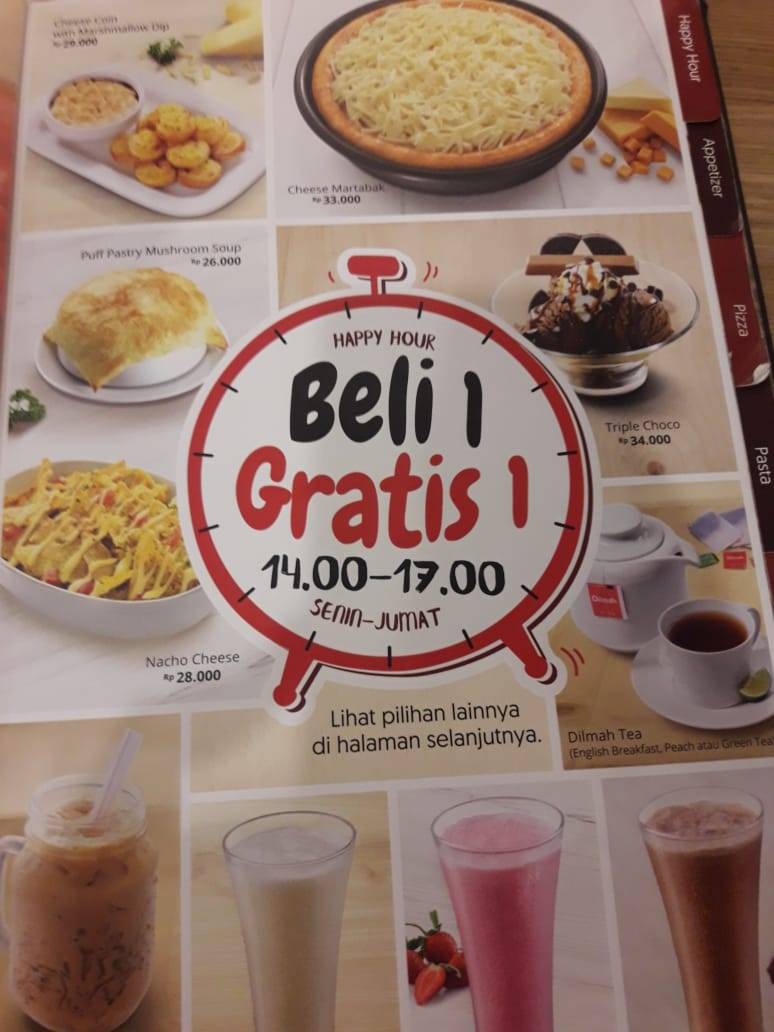 Menu at Pizza Hut Restoran - Delta Plaza Surabaya restaurant, Surabaya