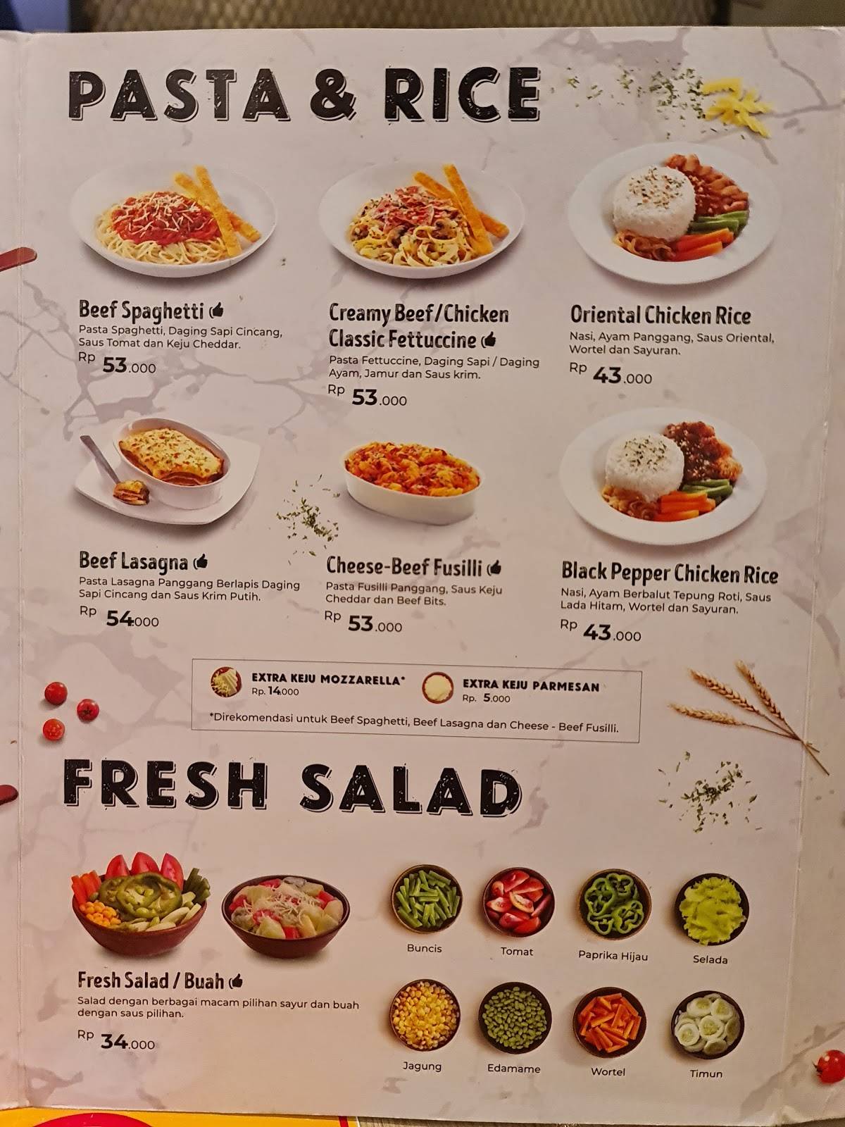 Menu at Pizza Hut Restoran - Delta Plaza Surabaya restaurant, Surabaya