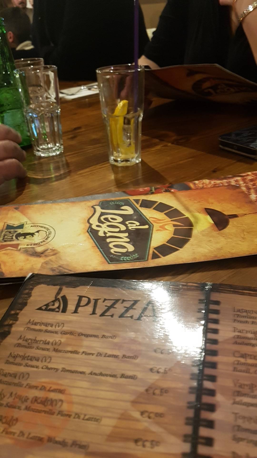 Menu at Al Legna Pizzeria, Marsaskala