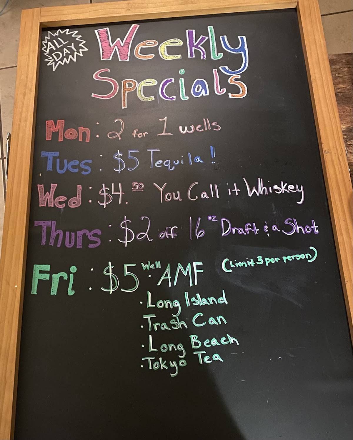Menu at Chariot Pizza pizzeria, Tucson, N Flowing Wells Rd