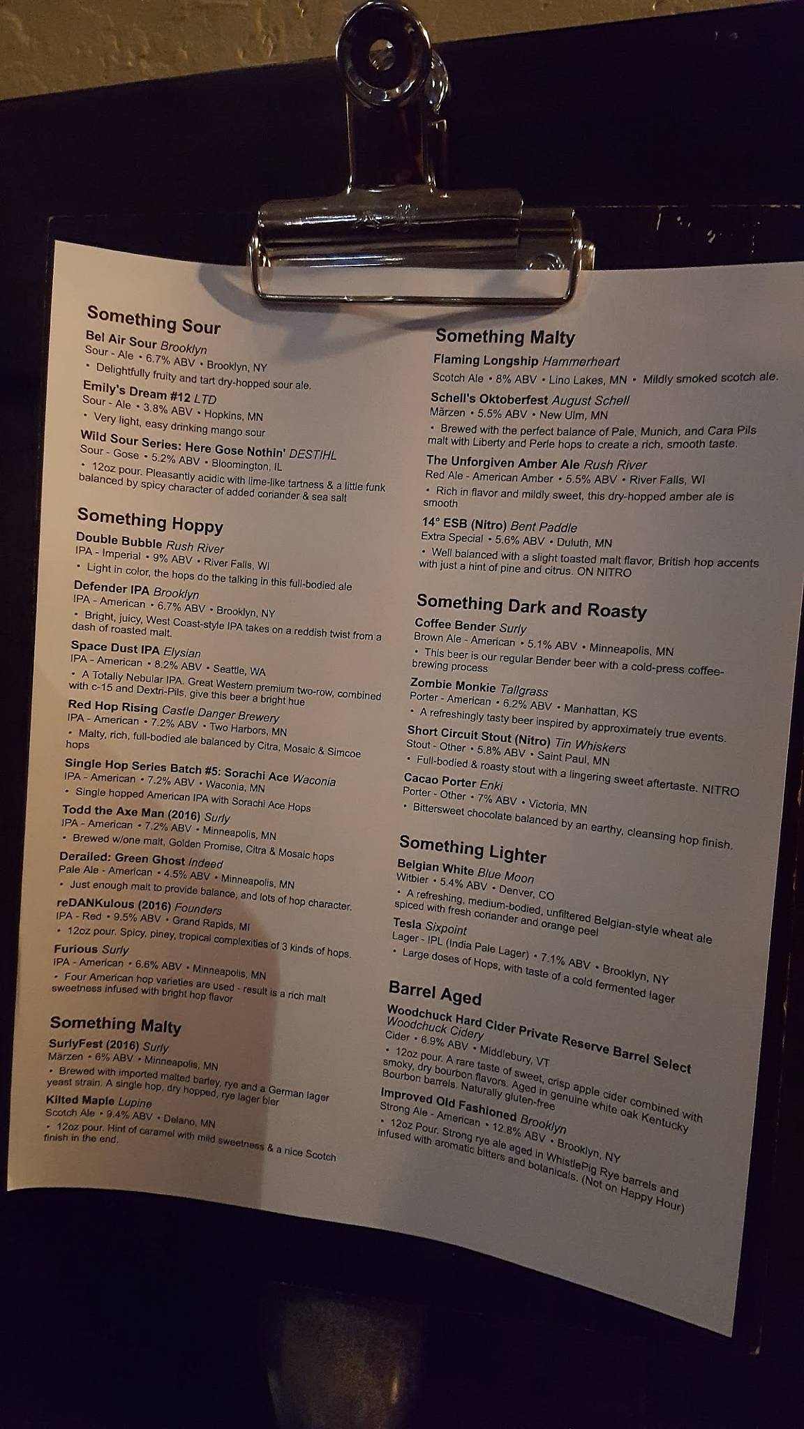 Menu at Grizzly's Wood-Fired Grill restaurant, Plymouth