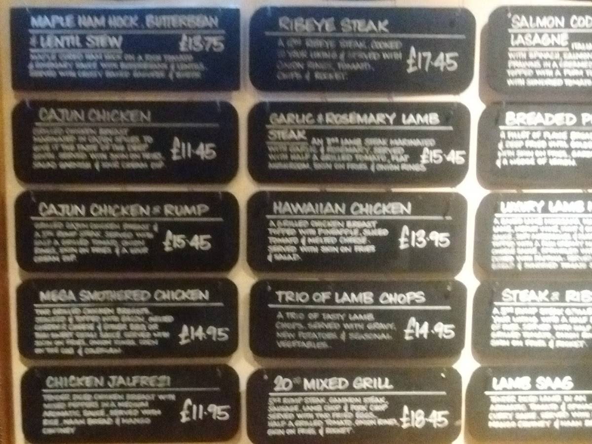 Menu at Apple Cart pub & bar, Peterborough