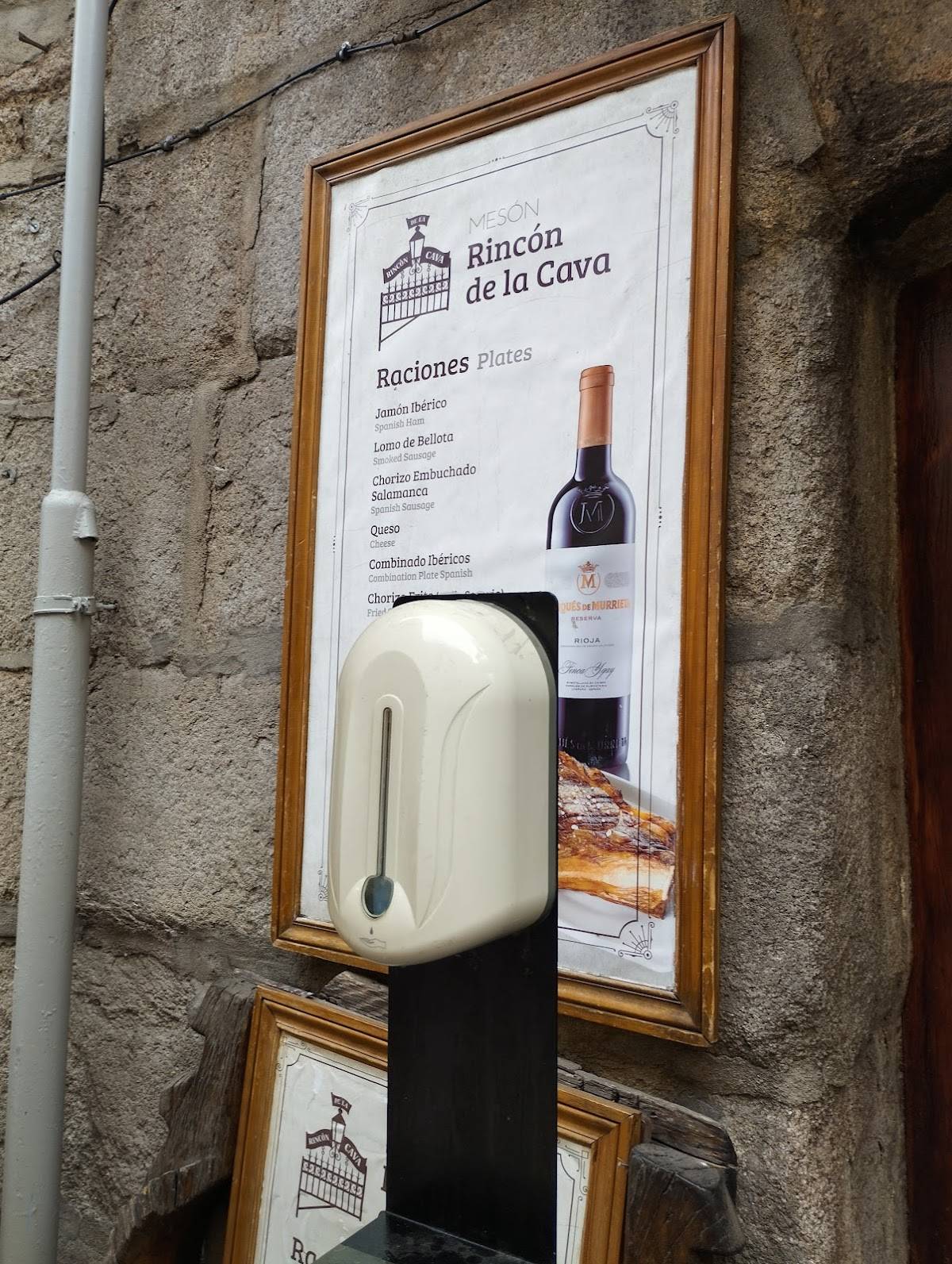 Carta de Restaurante El Rincón de Rafa, Torrejón de Ardoz
