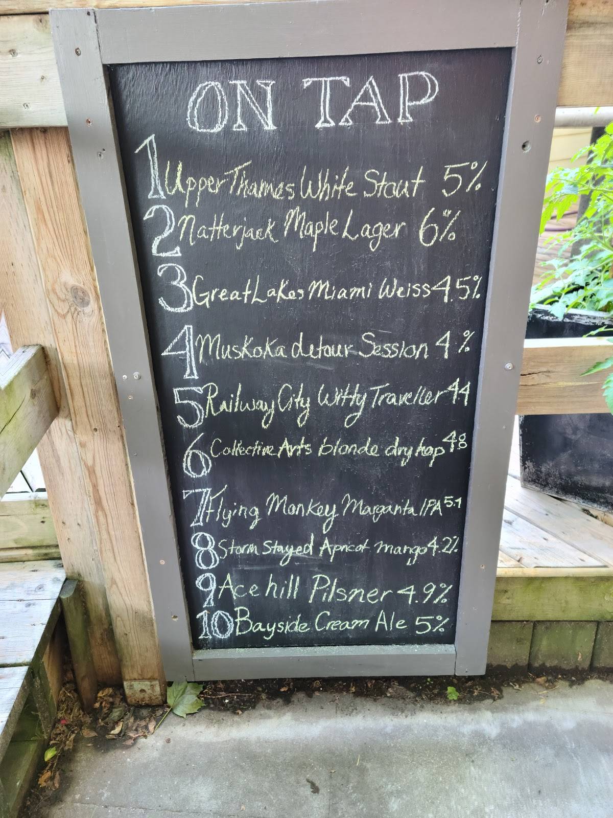 Menu at Two Forks pub & bar, Port Stanley