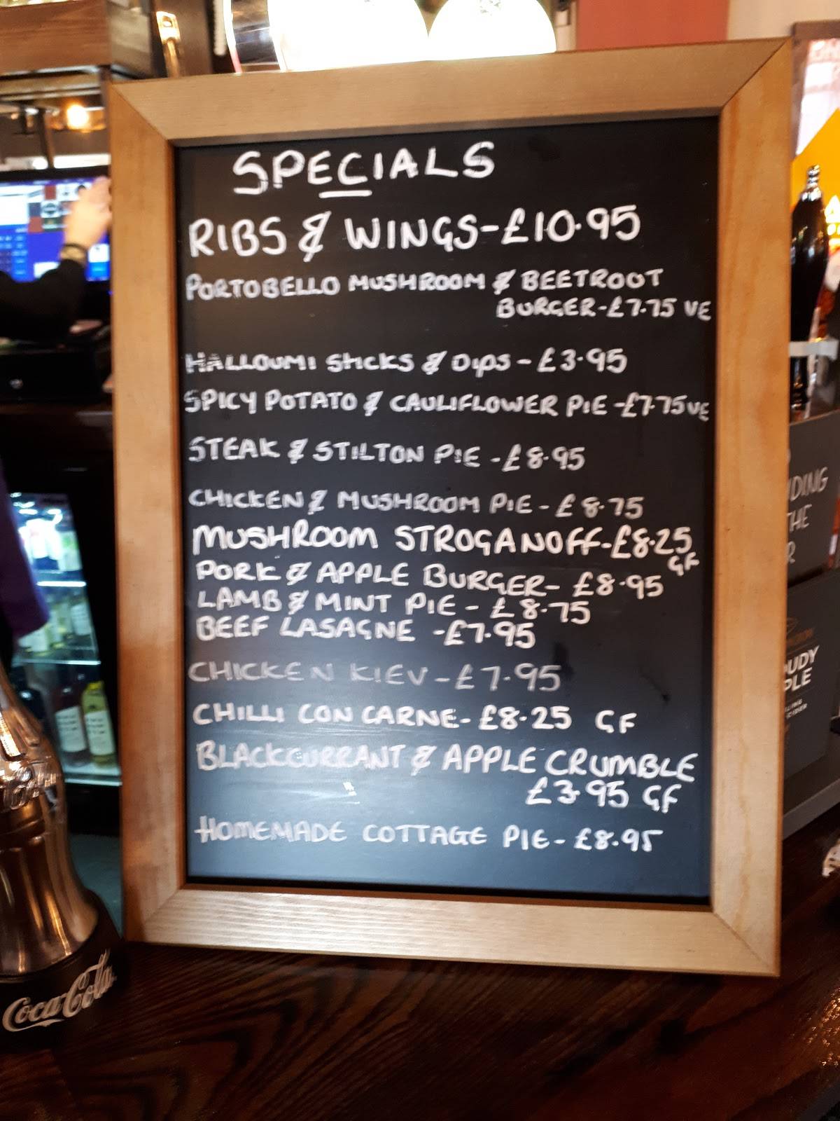 Menu at Wilsthorpe Tavern pub & bar, Nottingham