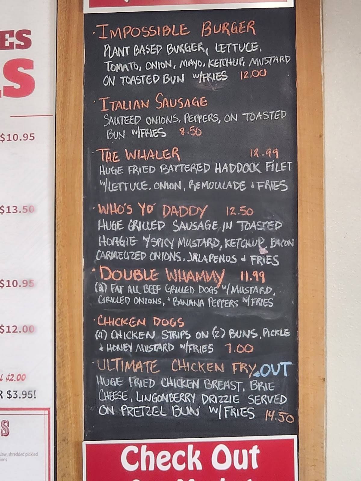 Menu at Pudgee's Eatery and Market restaurant, Floral City