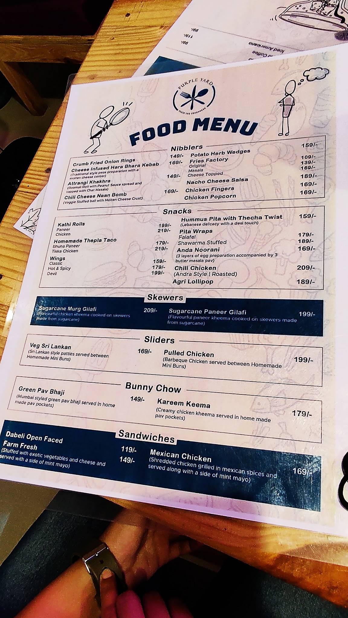 Menu at Purple Yard - Best Restaurants in Nashik Jain Food Best Cafe in ...