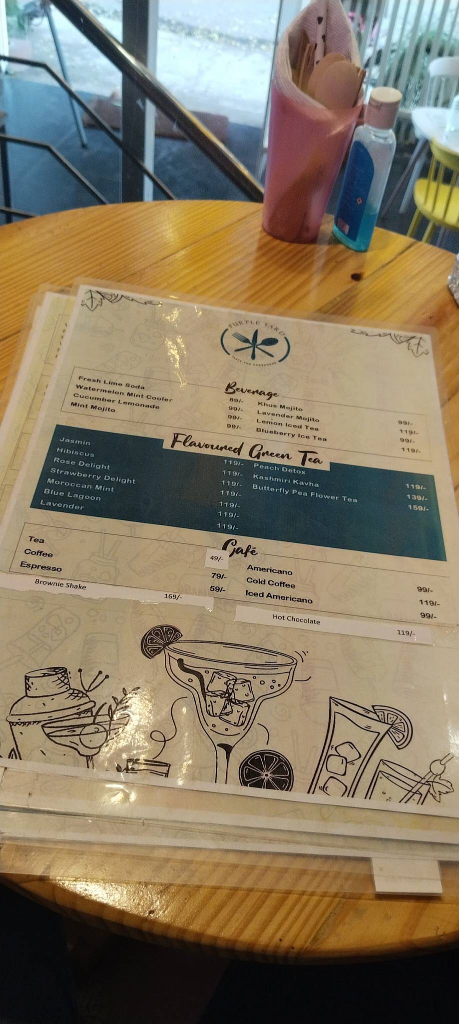 Menu at Purple Yard - Best Restaurants in Nashik Jain Food Best Cafe in ...
