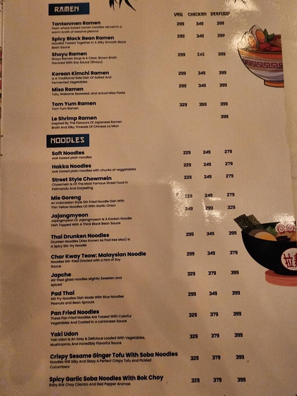 Menu at 7 Sisters - Northeast Cafe and Restaurant, Hyderabad