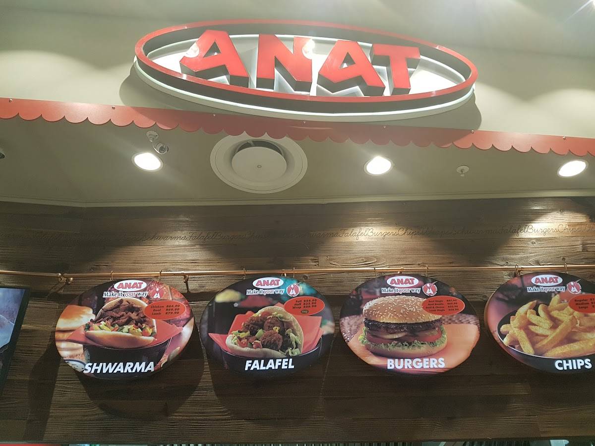 Speisekarte von Anat Mall of Africa restaurant, Midrand, Shop 1240