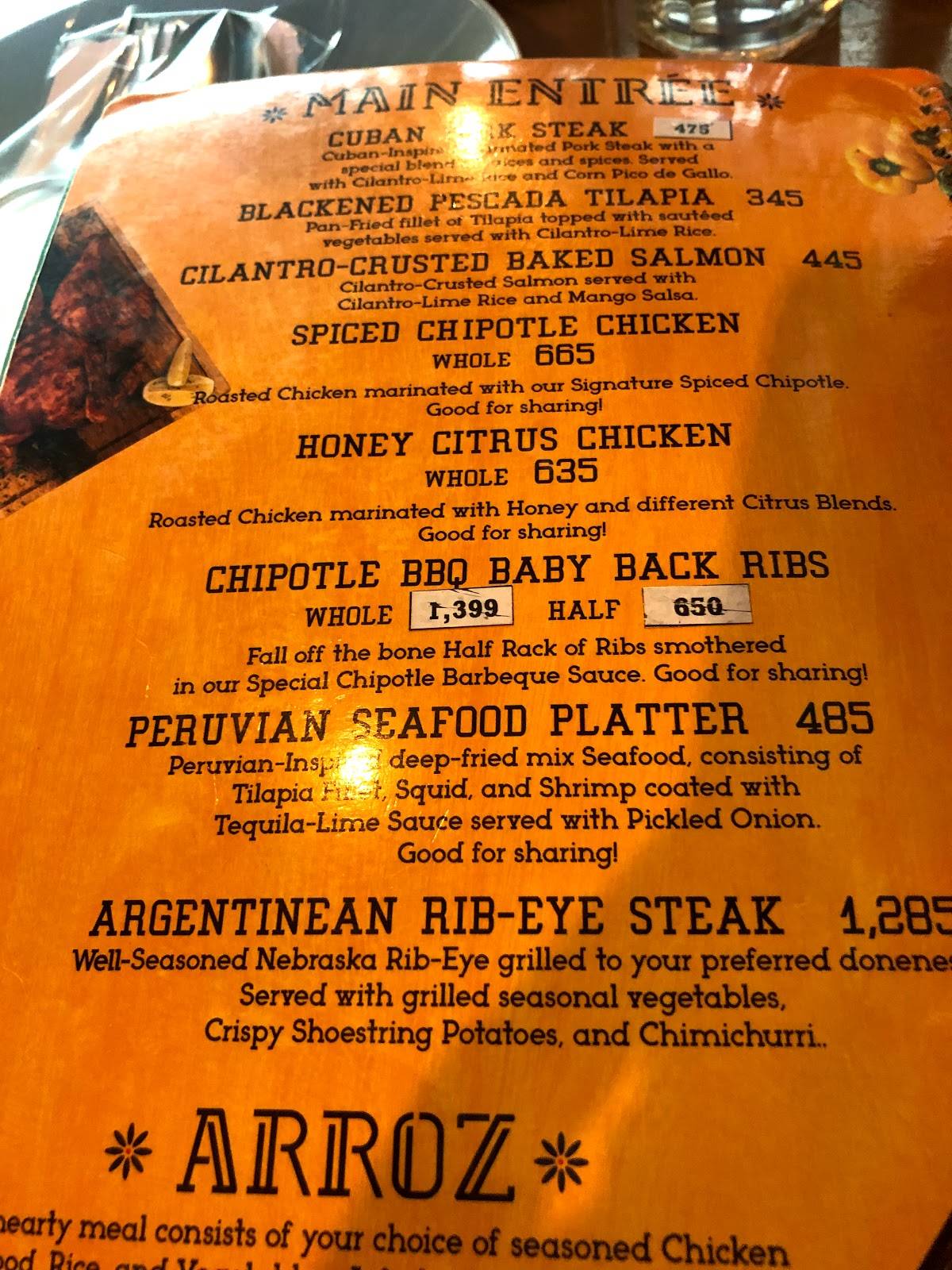 Menu at Antro Kitchen & Tap restaurant, Santa Rosa, Ayala Malls Solenad ...