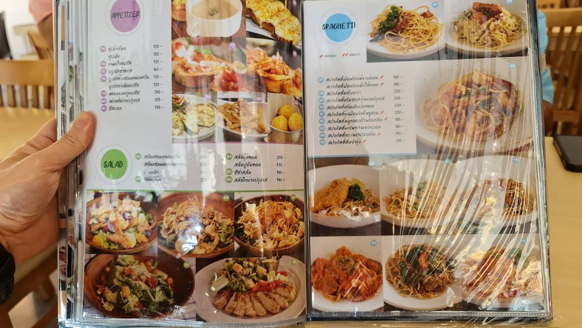 Menu at Baan Charan Eatery restaurant, Bangkok