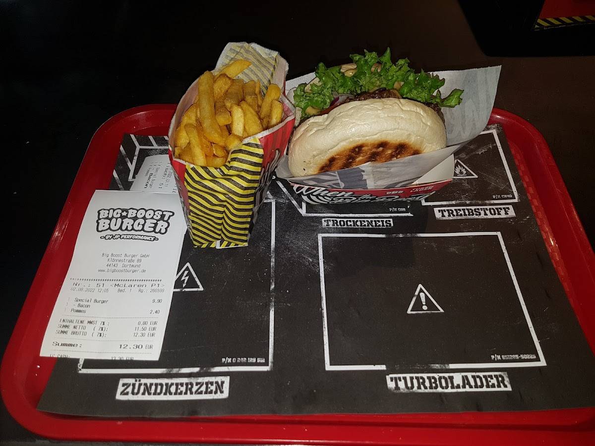 Speisekarte von Big Boost Burger restaurant, Dortmund