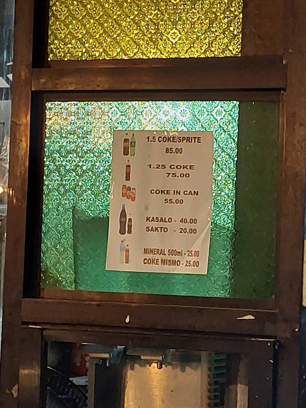 Menu at BoJack's Seafood Grill restaurant, Cagayan de Oro