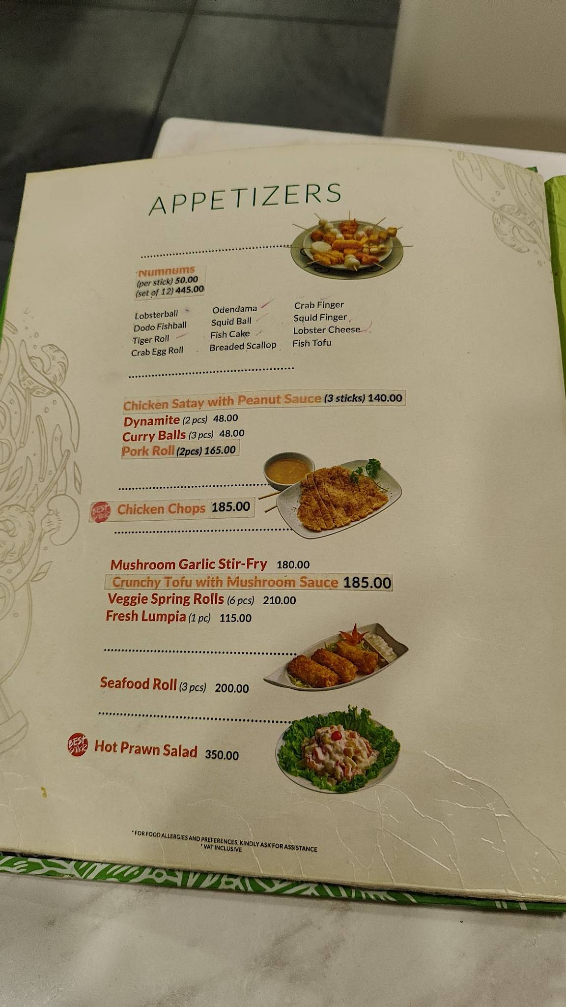 Menu at Bugis Singapore Street Food restaurant, Quezon City, 78 Nicanor ...
