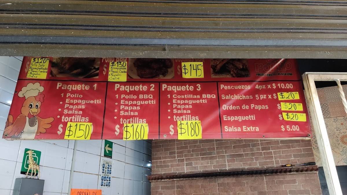 Carta del restaurante EL CHE POLLO ( Pollos Y Costillas A La Leña ...