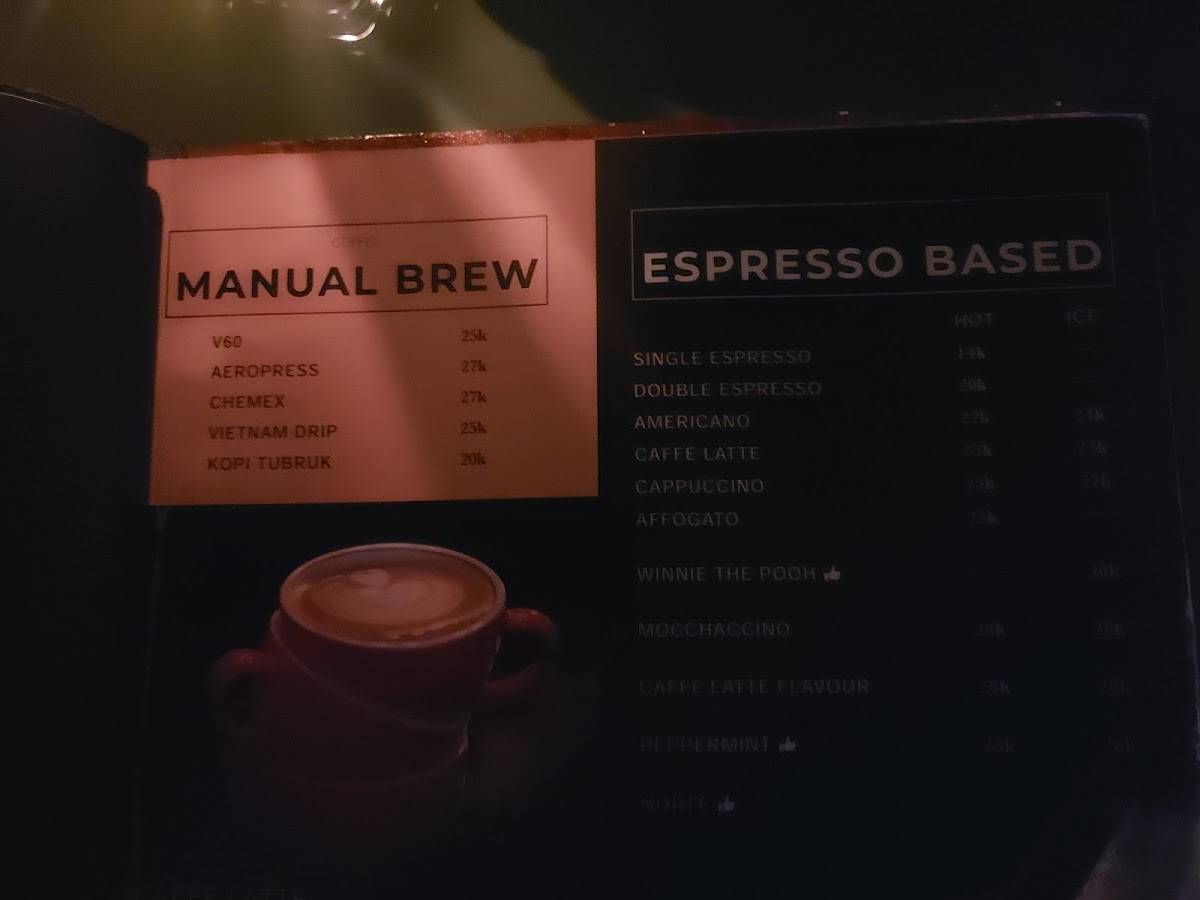 Menu at ESKALA Eatery Bar & Coffee, Minomartani