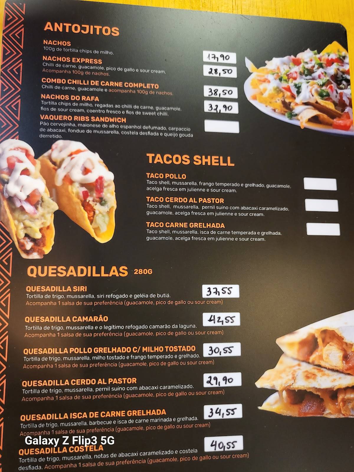 Menu em El Chicano Pocket - Restaurante Mexicano no Centro, Florianópolis