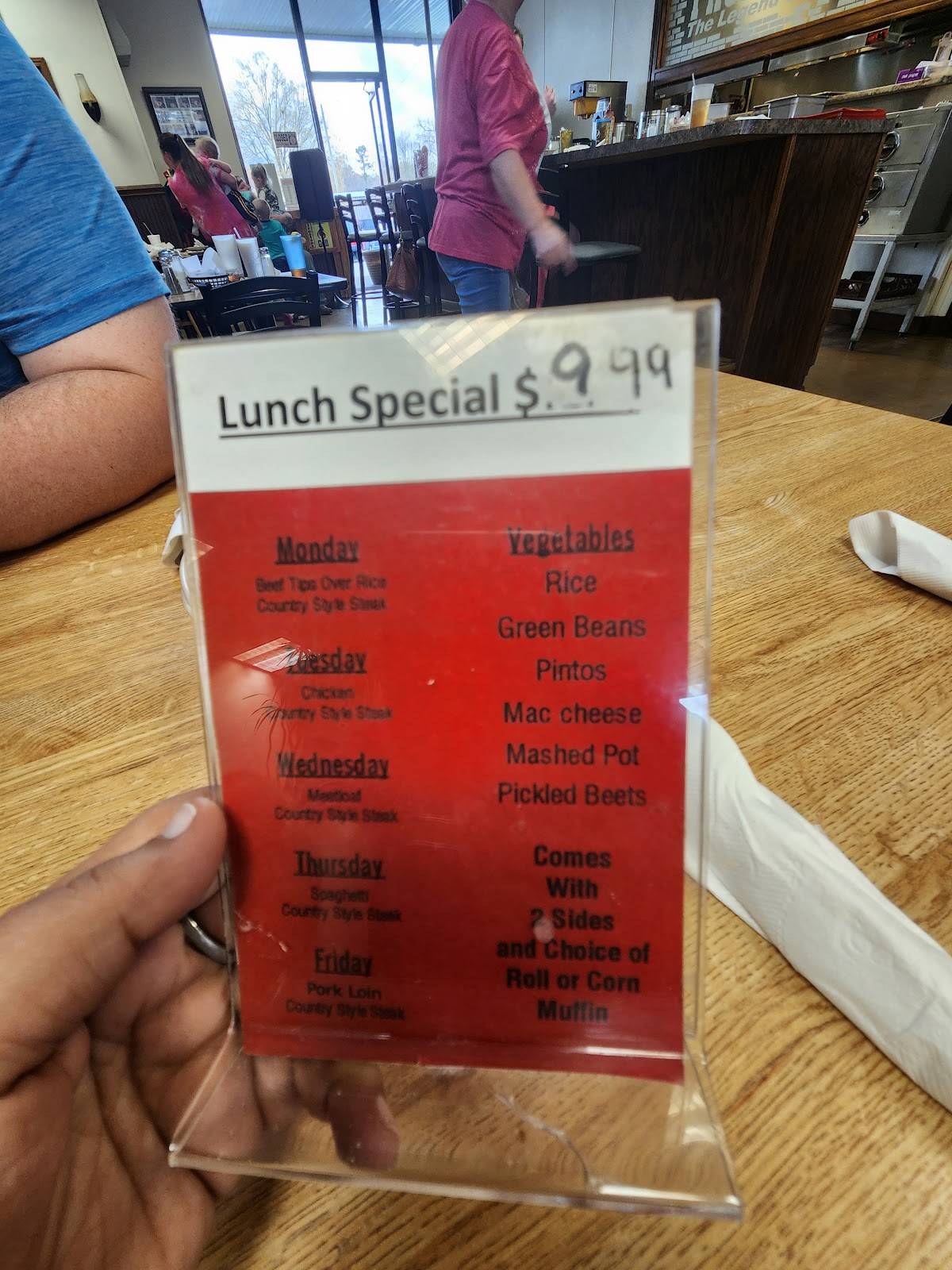 Menu at Firestone Grill restaurant, Gastonia