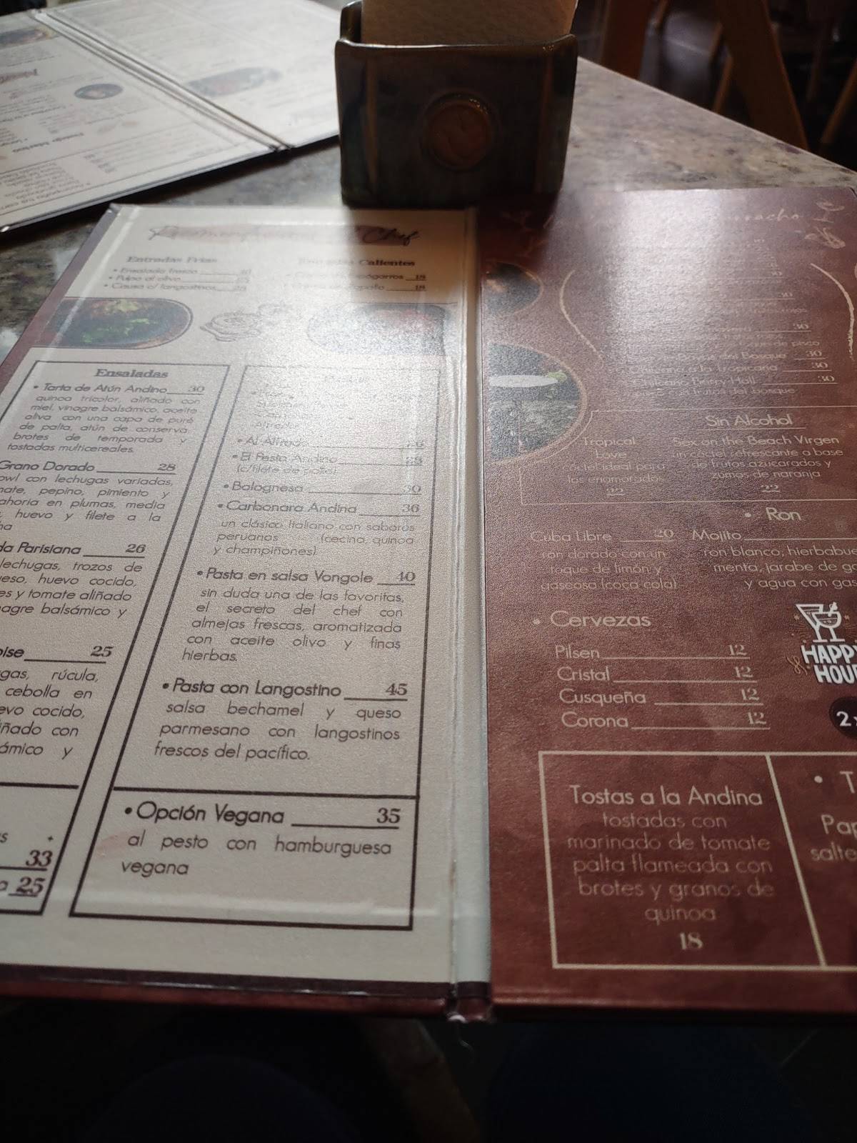 Menu at Grano Dorado / Evolèt - Café Boutique, Miraflores