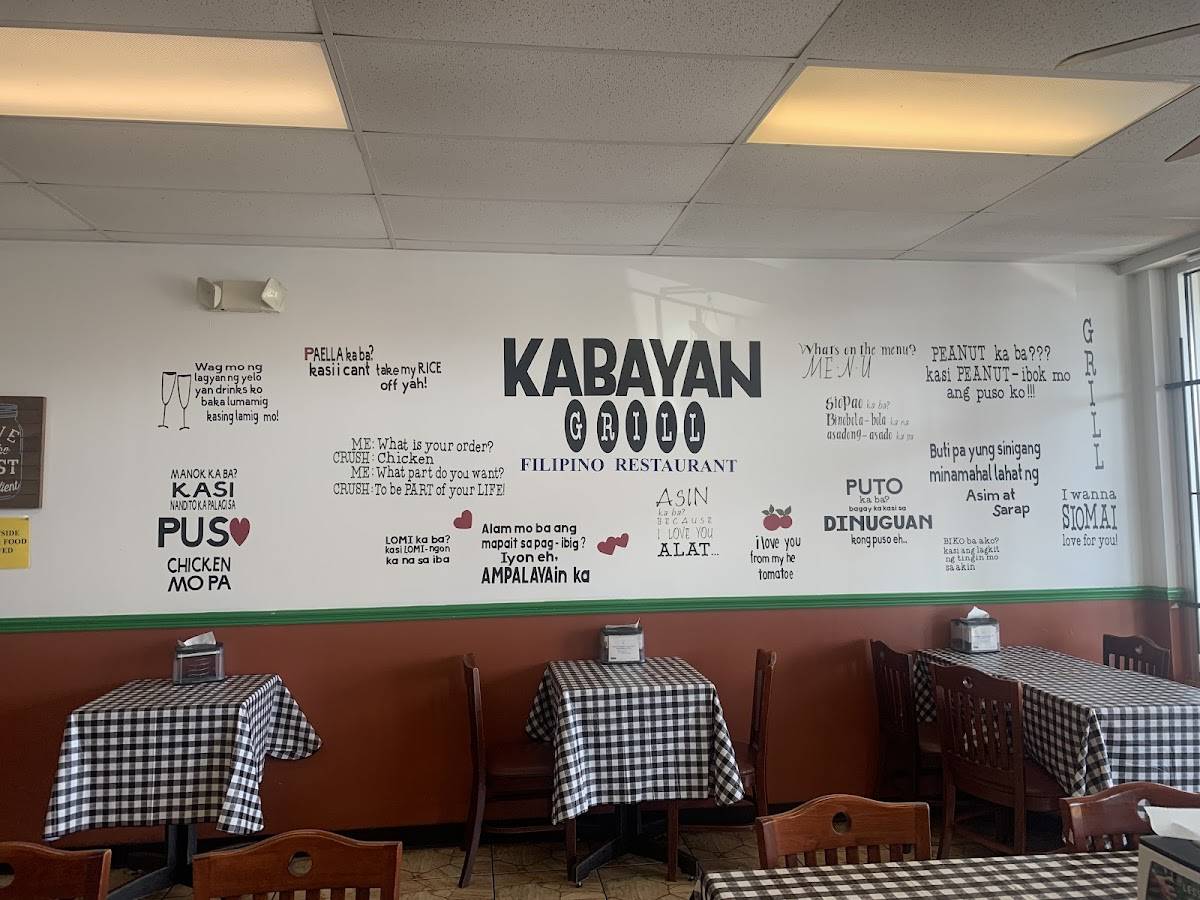 Menu at Kabayan Grill Filipino Restaurant, Kissimmee