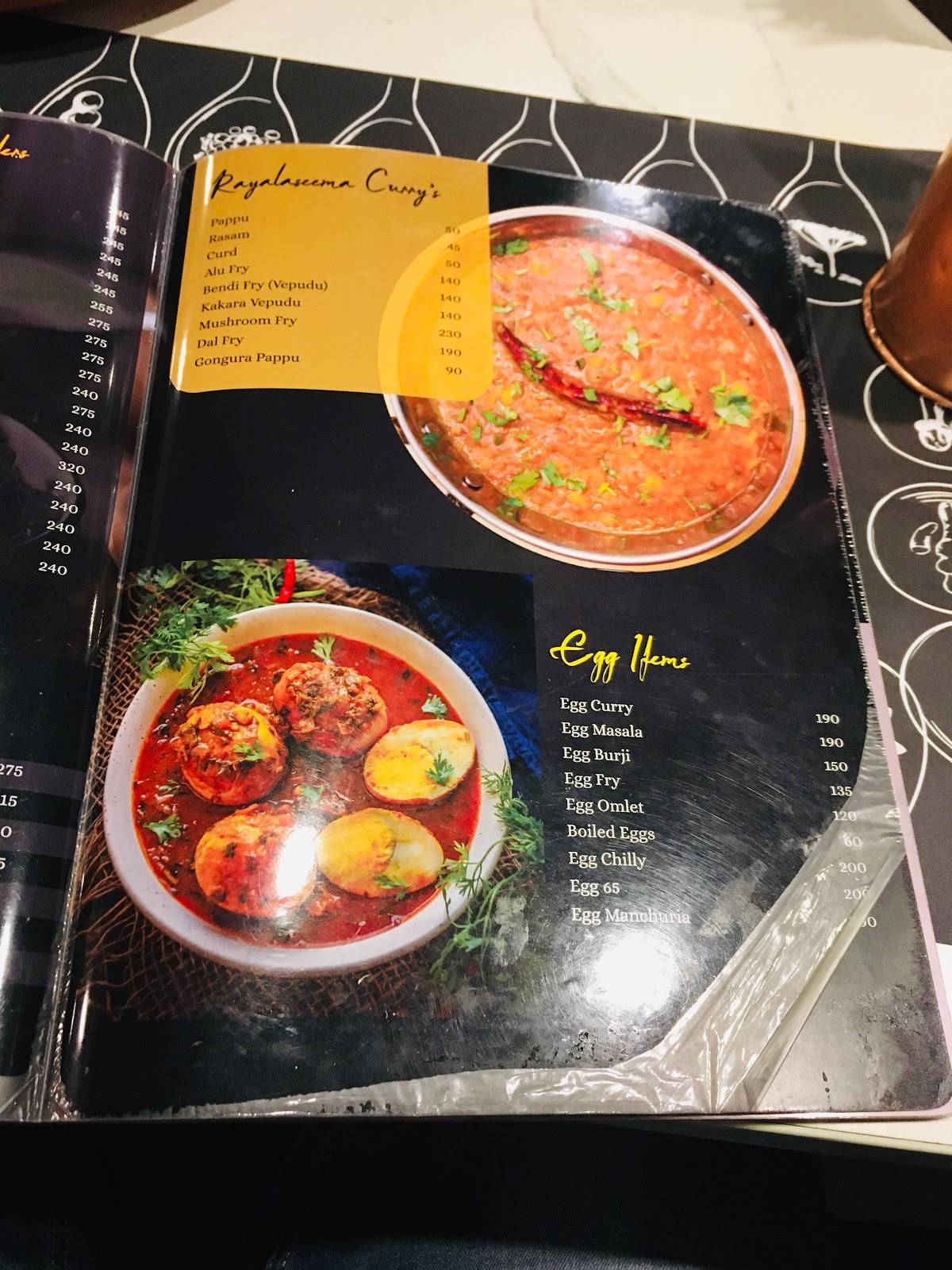 Menu at Kritunga Restaurant - Nagole, Hyderabad